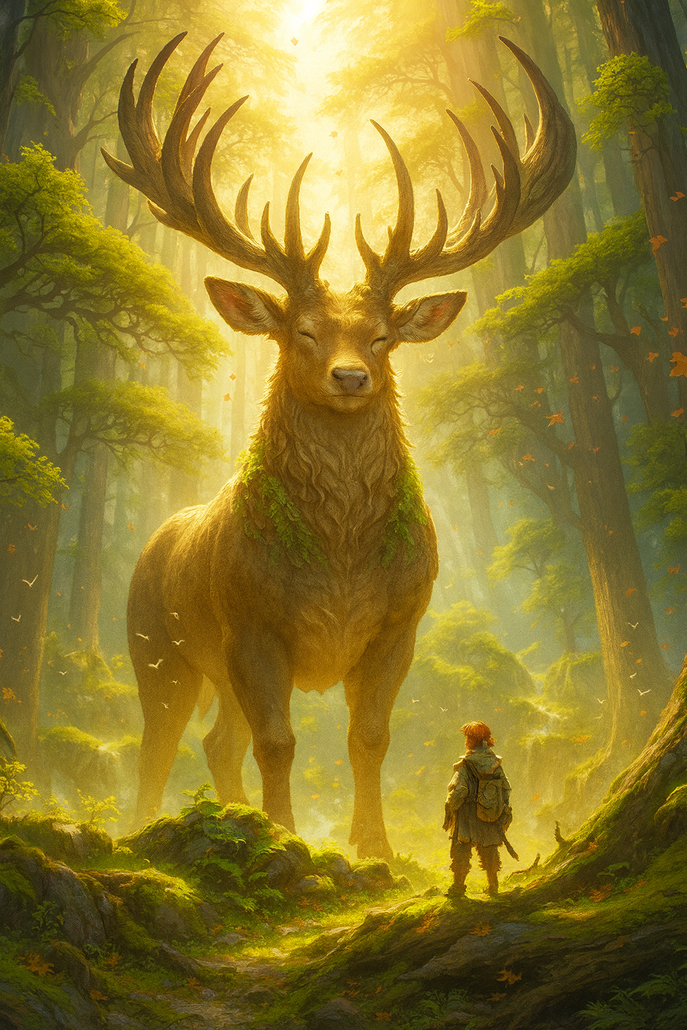 Legend of the Elk - Full Canvas 5D Diamond Painting Kit