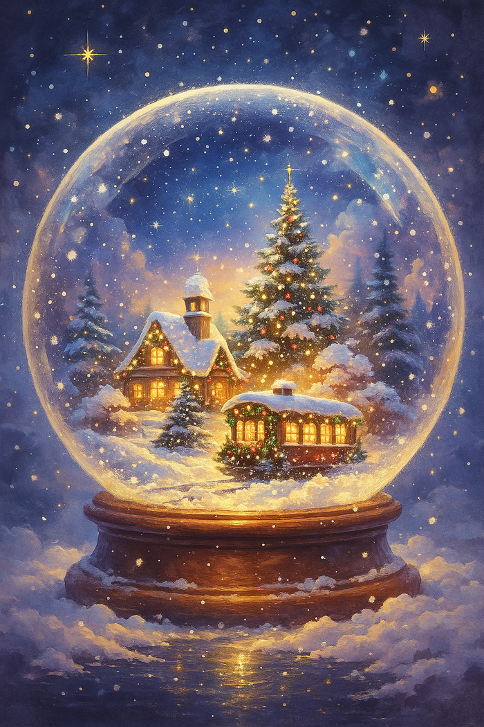 Magic Snow Globe - Christmas Diamond Painting Kit